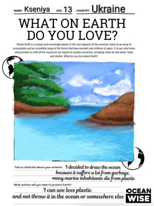 Ocean Wise's Earth Day Art Challenge: Gallery - Ocean Wise