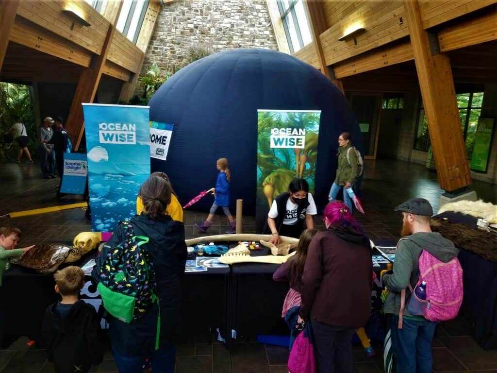 The Ocean Wise Sea Dome is back on the road delivering ocean education ...